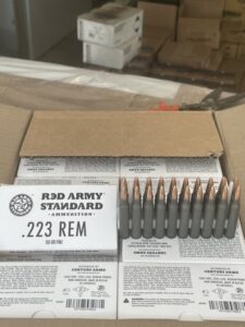 Red Army .223- 55 grain steel case ammo. - 20 rounds - CDVS