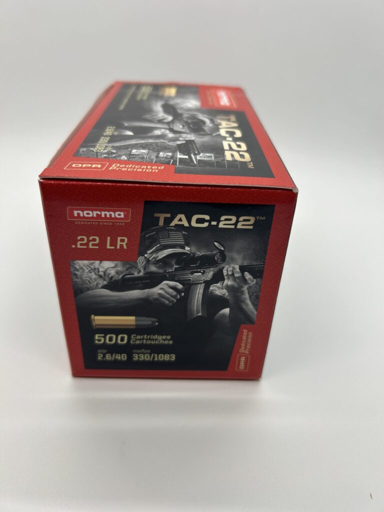 Norma TAC-22 .22LR 40gr LRN Ammo, 500 Brick – CDVS