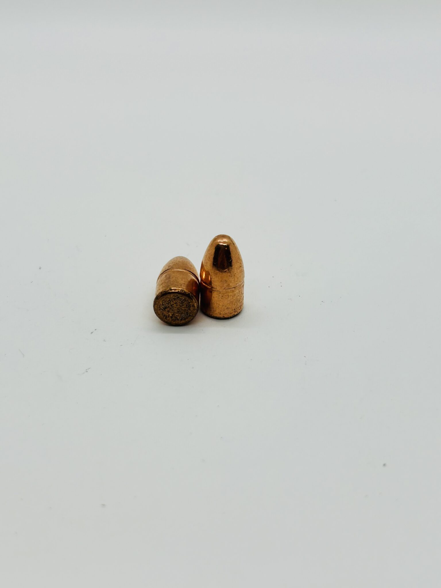 0.355 Diameter 147 GRAIN Round Nose Plated PULL DOWN BULLETS. 100 pack ...