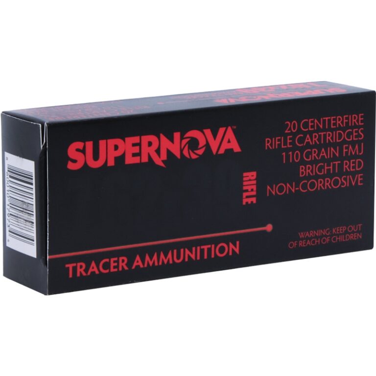 Supernova Red Tracer 7.62X39 Ammunition 110 Grain Full Metal Jacket. 20 ...